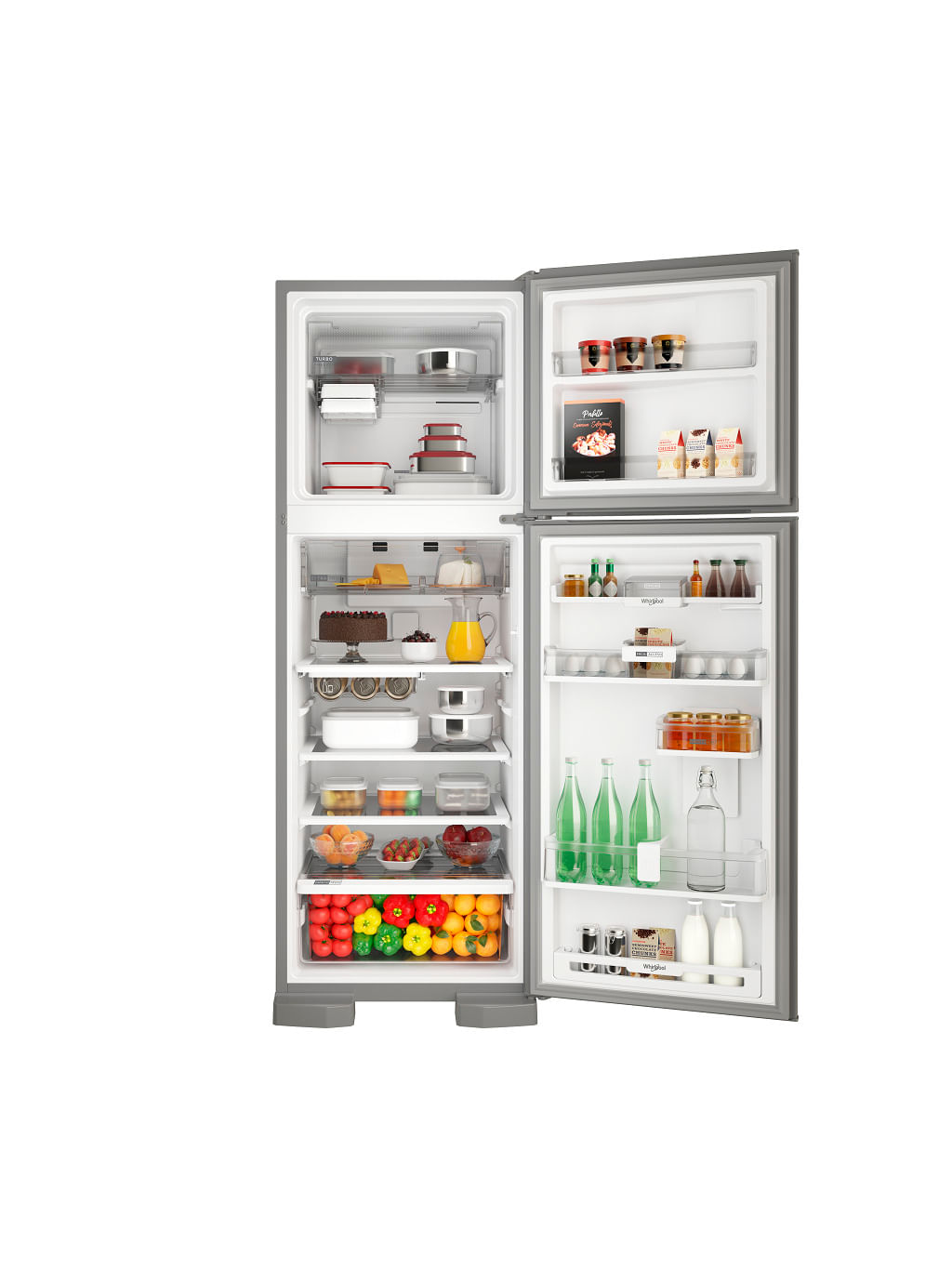 Heladera Whirlpool No Frost Inoxidable 400 Lts